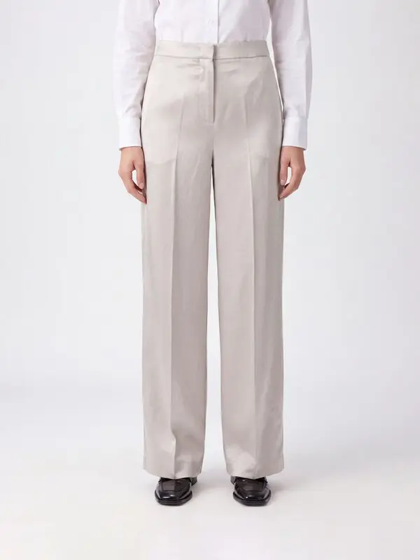 SEMICOUTURE Tailored Trousers - Nude