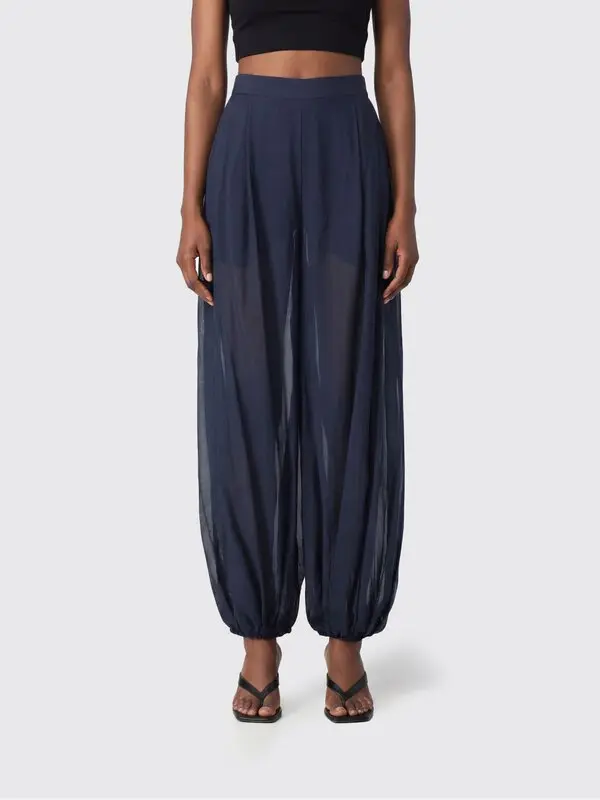 SEMICOUTURE Flowy Pants - Blue