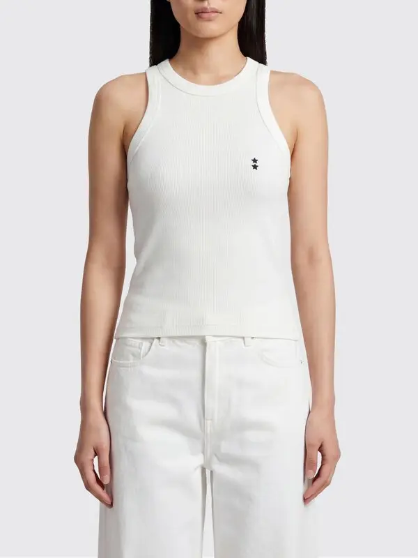 ICON DENIM LOS ANGELES Ribbed Tank - White