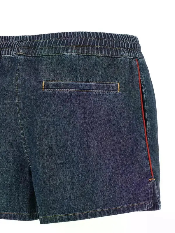 Valentino Garavani Vlogo Chambray Shorts