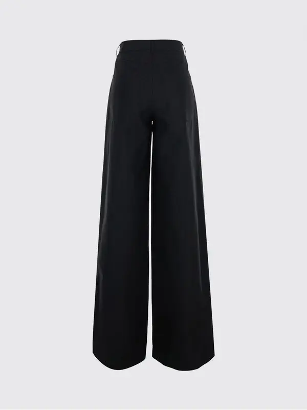 MSGM Wide Leg Tailored Trousers - Black
