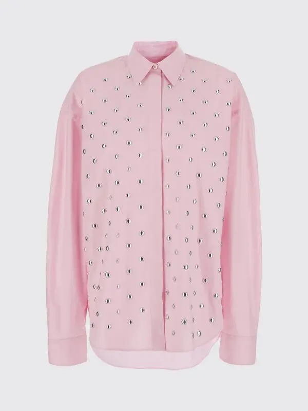 MSGM Embellished Shirt - Pink