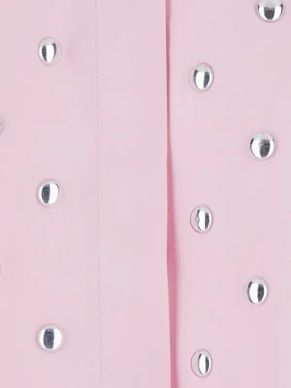 MSGM Embellished Shirt - Pink
