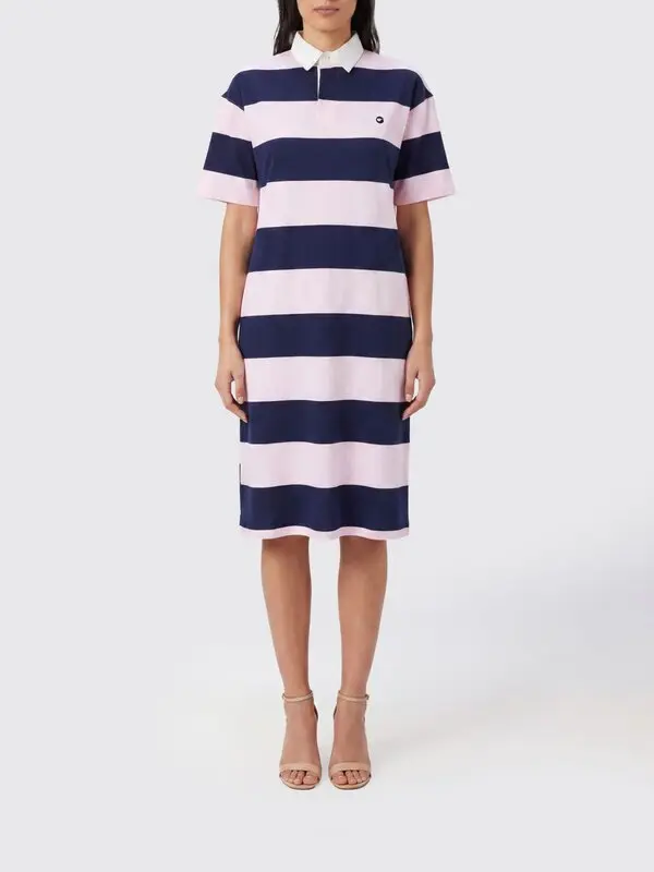 Coperni Striped Midi Dress