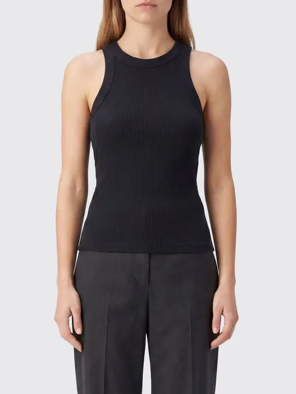 Ba&sh Ribbed Racerback Tank - Black