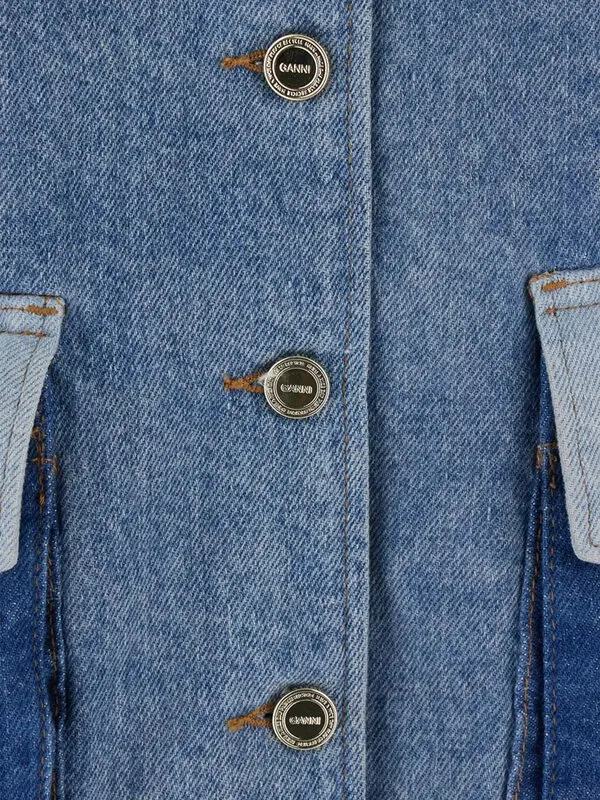 GANNI Denim Jacket - Blue