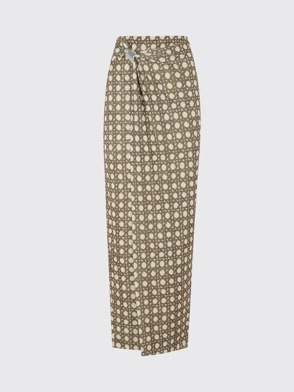 Nanushka Printed Midi Skirt