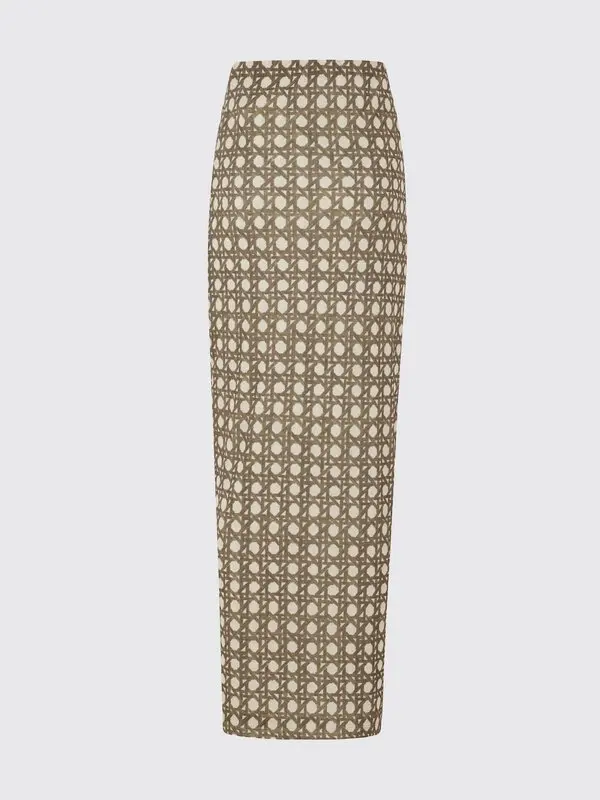 Nanushka Printed Midi Skirt