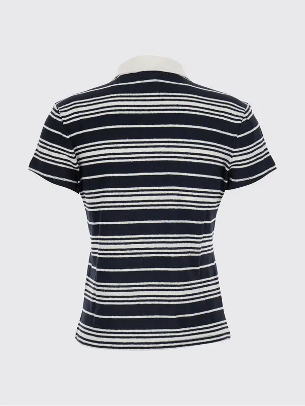 FRAME Striped Polo Shirt