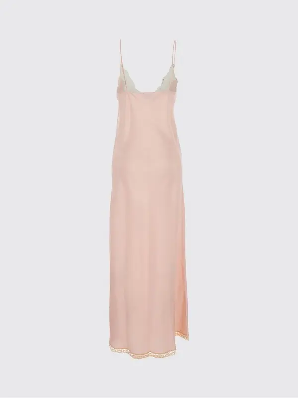 FORTE_FORTE Lace Trim Slip Dress