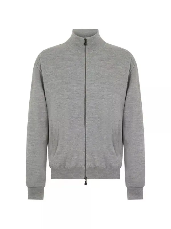Fedeli Paros High-neck Zip-up Cardigan