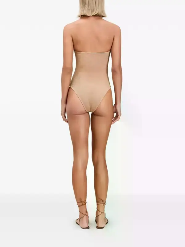 DEVON Izzie Cut-out Metallic Swimsuit
