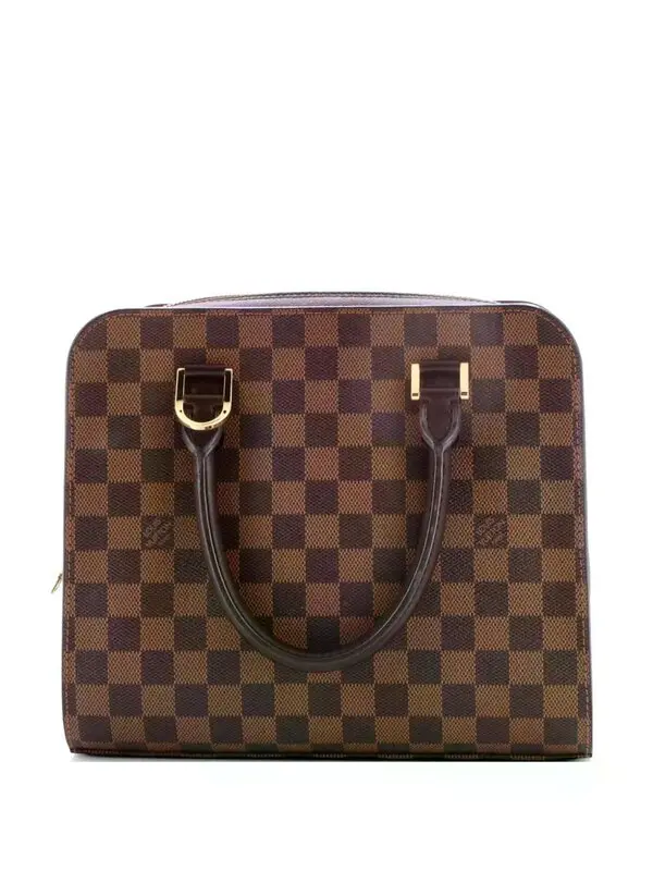 LOUIS VUITTON Triana Damier Satchel - Brown