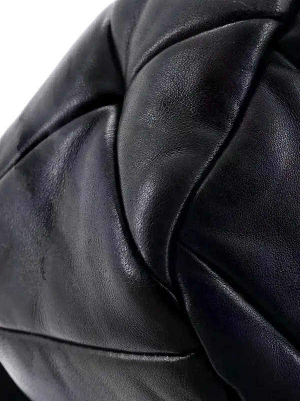 Prada Quilted Nappa Leather Hobo Bag - Black