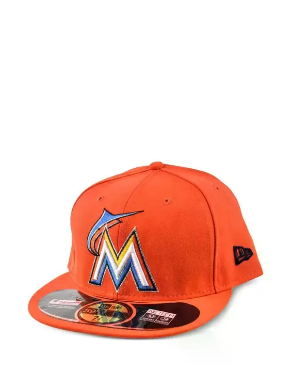 New Era Miami Marlins 59fifty Baseball Cap - Orange