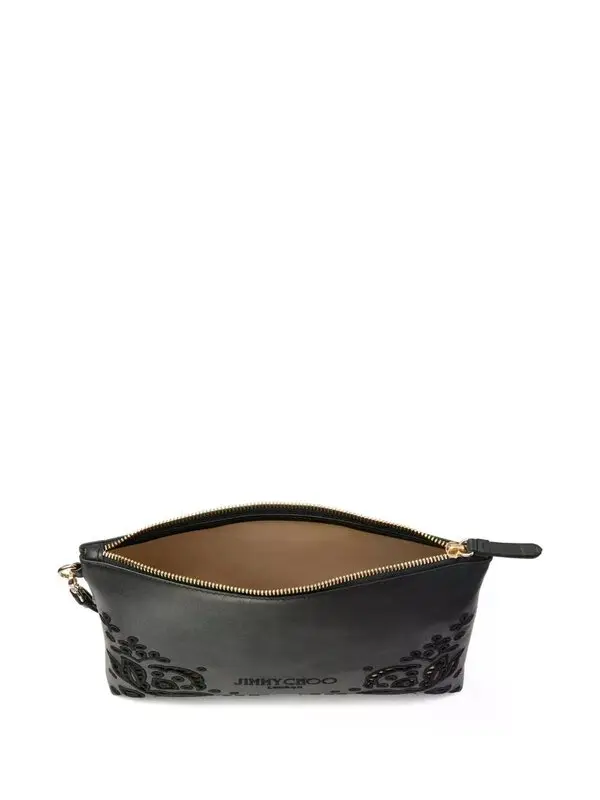 JIMMY CHOO Zipped Flat Pouch