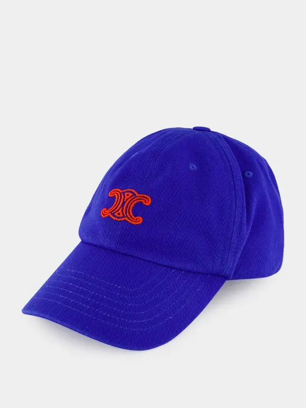 Celine Cotton Cap - Blue