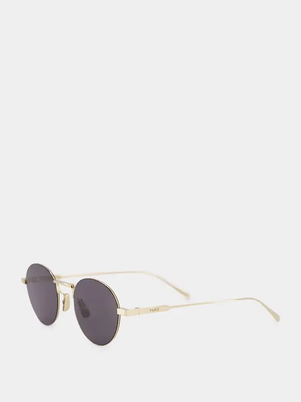 Celine Metal Round Frame Sunglasses