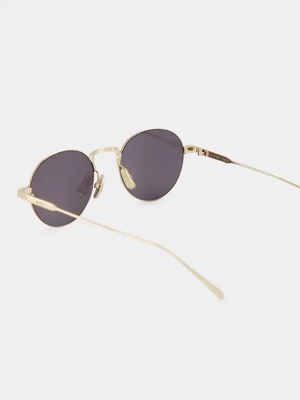 Celine Metal Round Frame Sunglasses