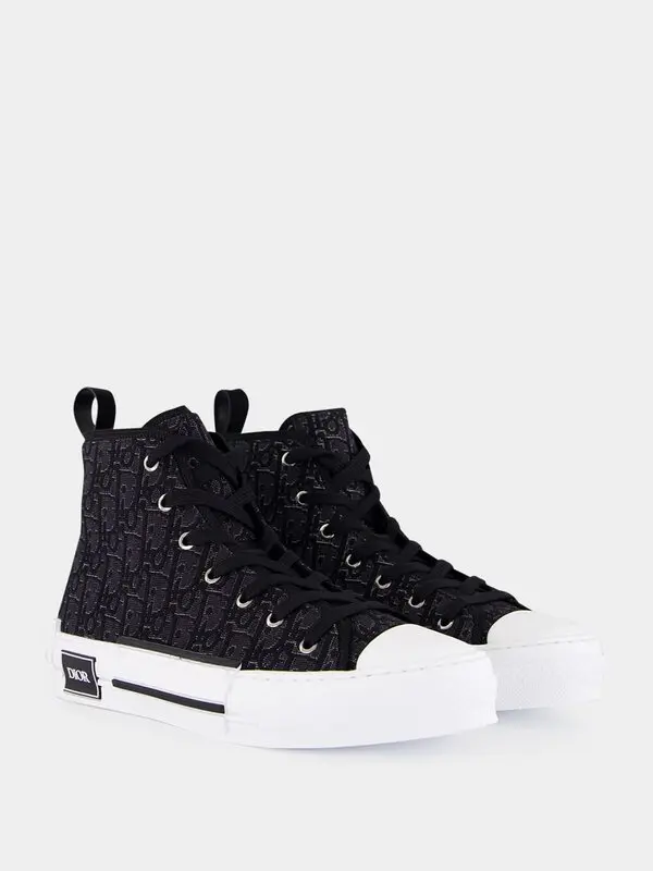 Dior B23 Jacquard High-top Sneakers