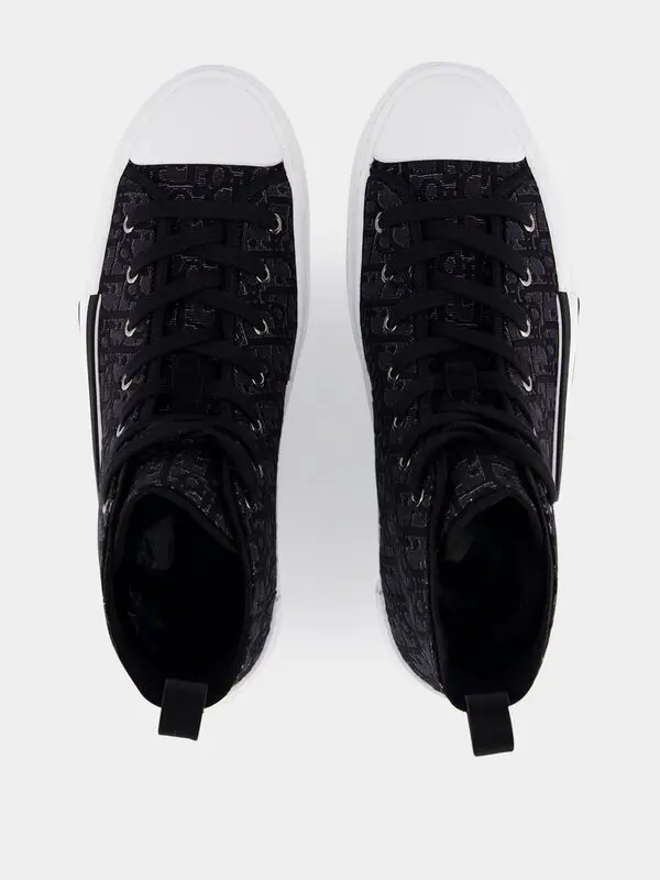 Dior B23 Jacquard High-top Sneakers