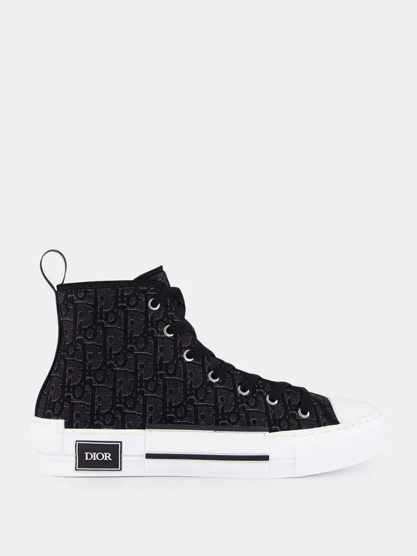Dior B23 Jacquard High-top Sneakers