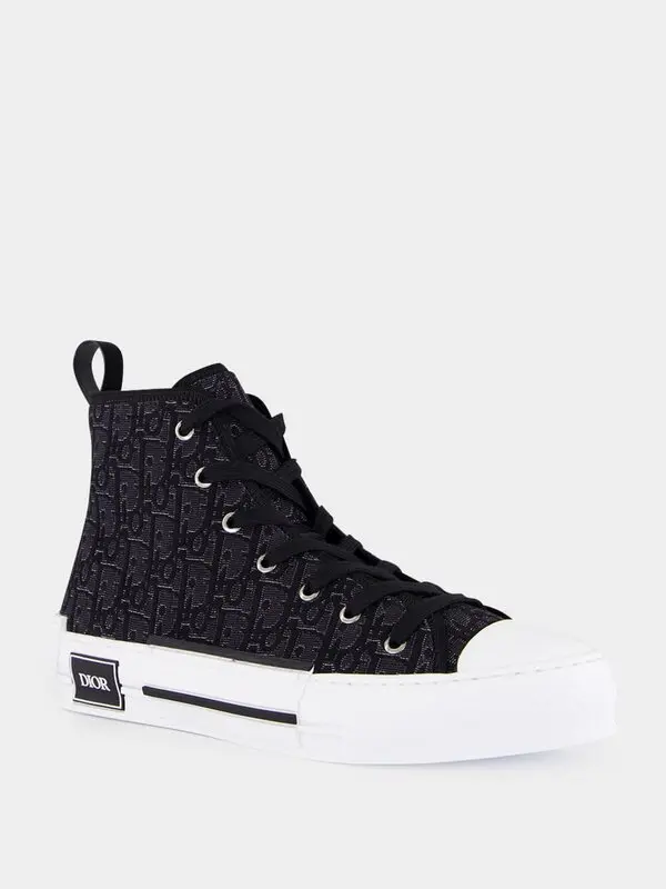 Dior B23 Jacquard High-top Sneakers