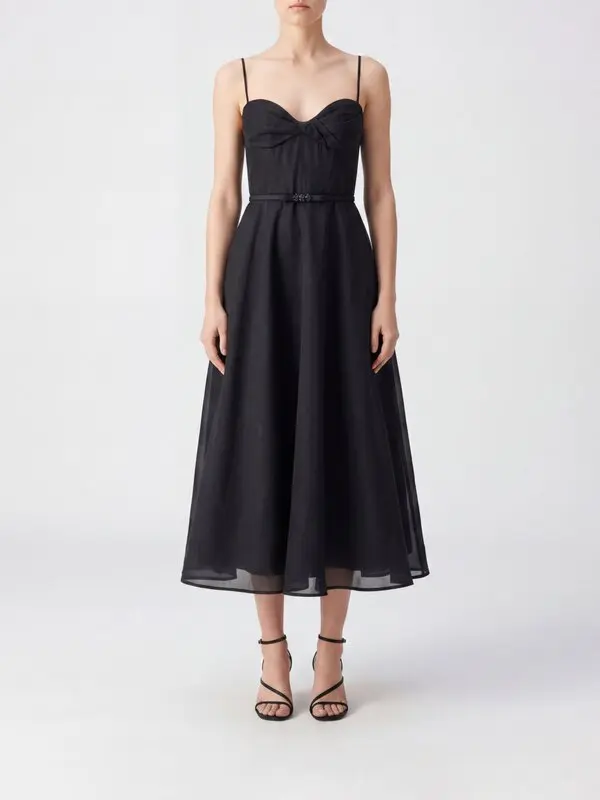 Zimmermann Luna Midi Dress - Black