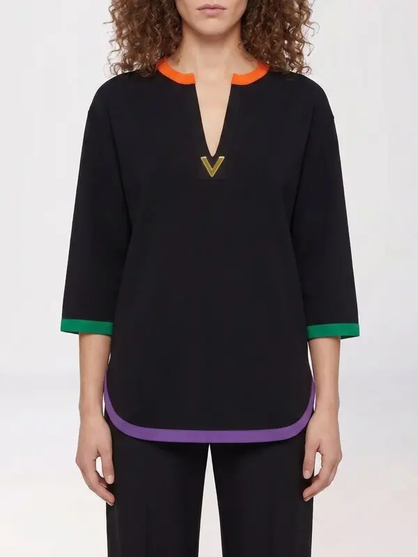 Valentino Garavani Wool Top - Black