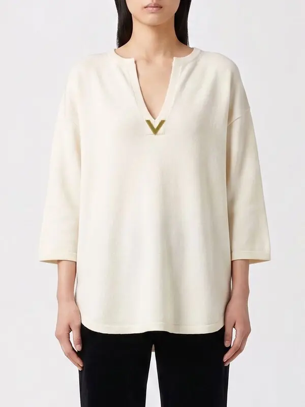 Valentino Garavani Wool Top - Ivory