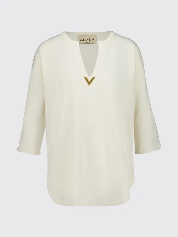 Valentino Garavani Wool Top - Ivory
