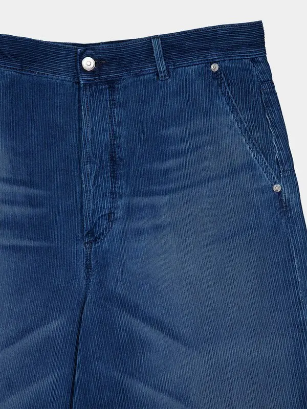 Dior Cotton Corduroy Wide-leg Trousers