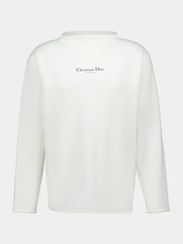 Dior T-shirt L/s Cotton Virgin Wool