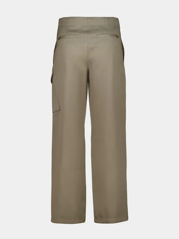 Dior Virgin Wool Tailored Trousers