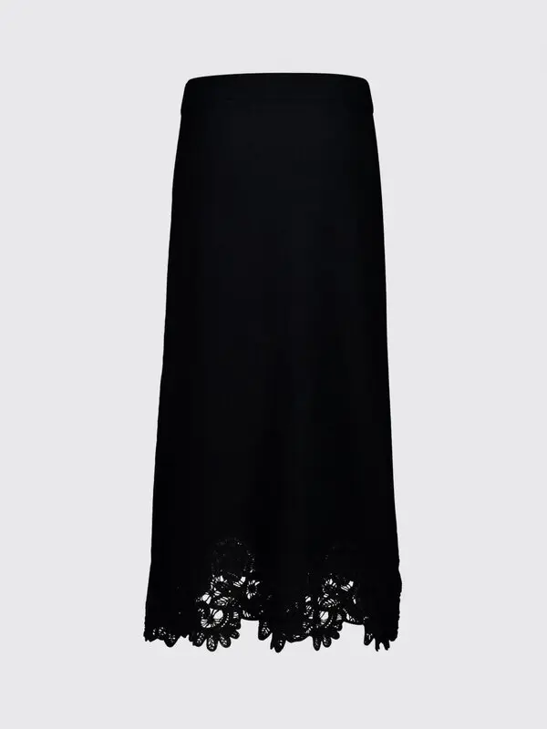 Zimmermann Lace Trimmed Midi Skirt
