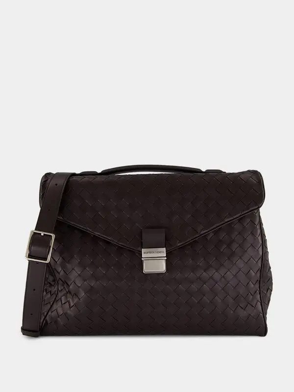 Bottega Veneta Handbag Intrecciato 15 Leather - Beige