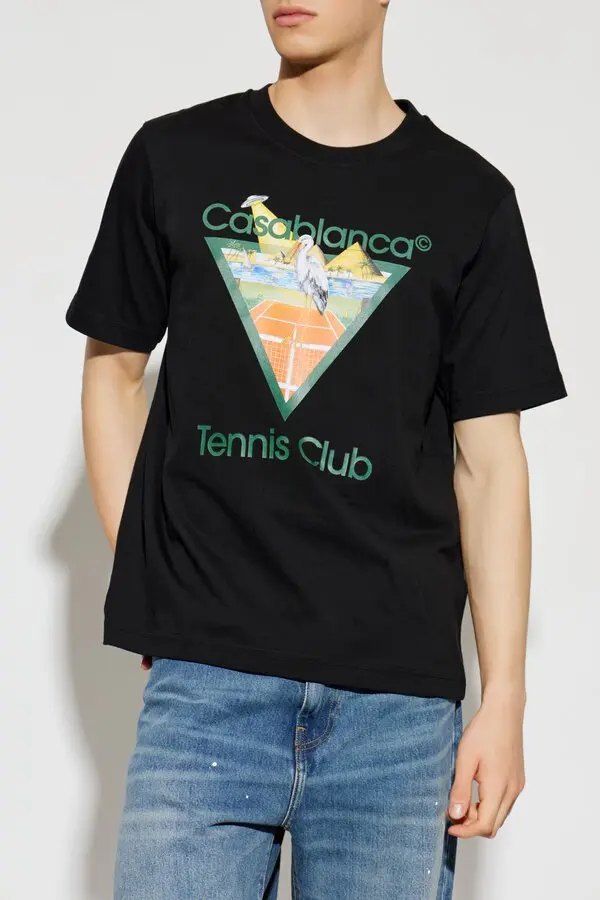 Casablanca T-shirt With Colorful Print