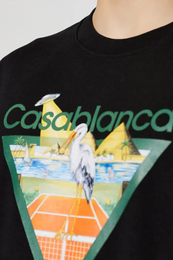 Casablanca T-shirt With Colorful Print
