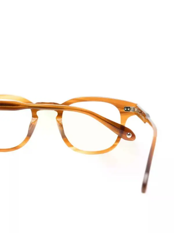 Garrett Leight Sherwood Square-frame Glasses - Brown