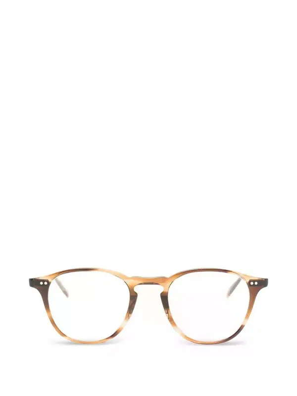 Garrett Leight Hampton Round-frame Eyeglasses - Brown