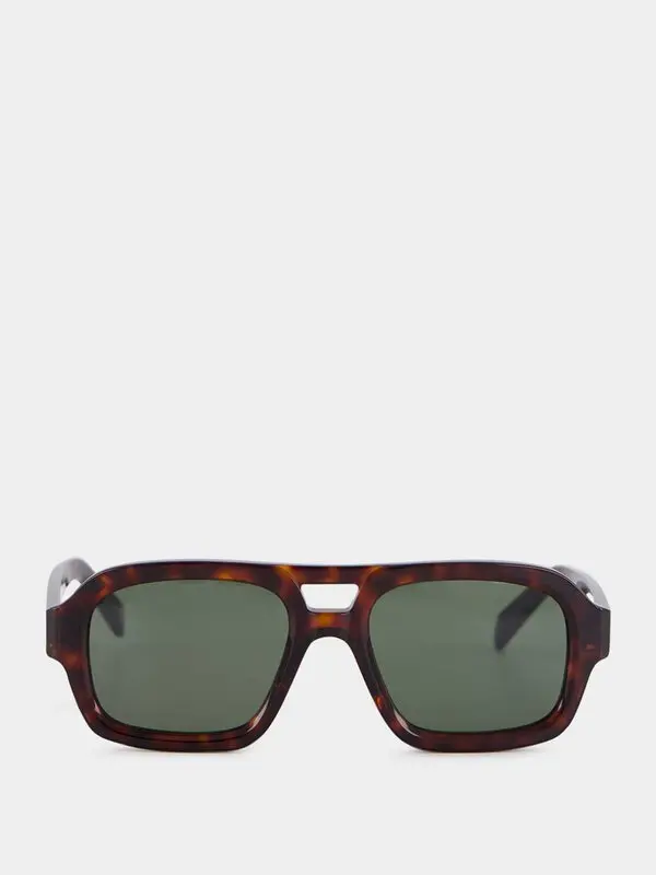 Celine Acetate Sunglasses - Black