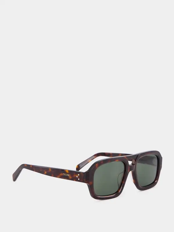 Celine Acetate Sunglasses - Black