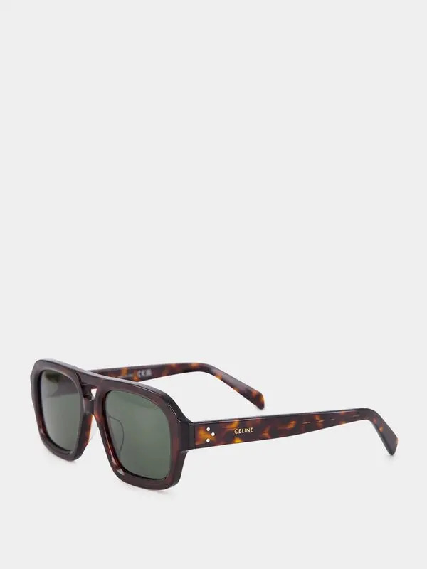 Celine Acetate Sunglasses - Black