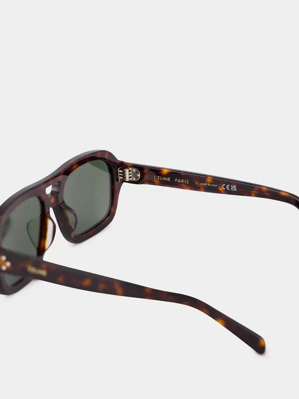 Celine Acetate Sunglasses - Black