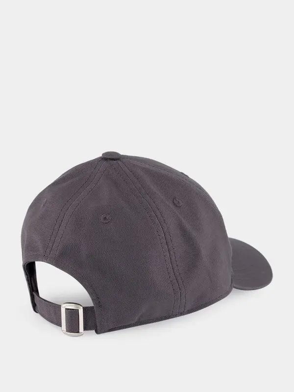 Celine Baseball Cap Triomphe Cotton - Grey