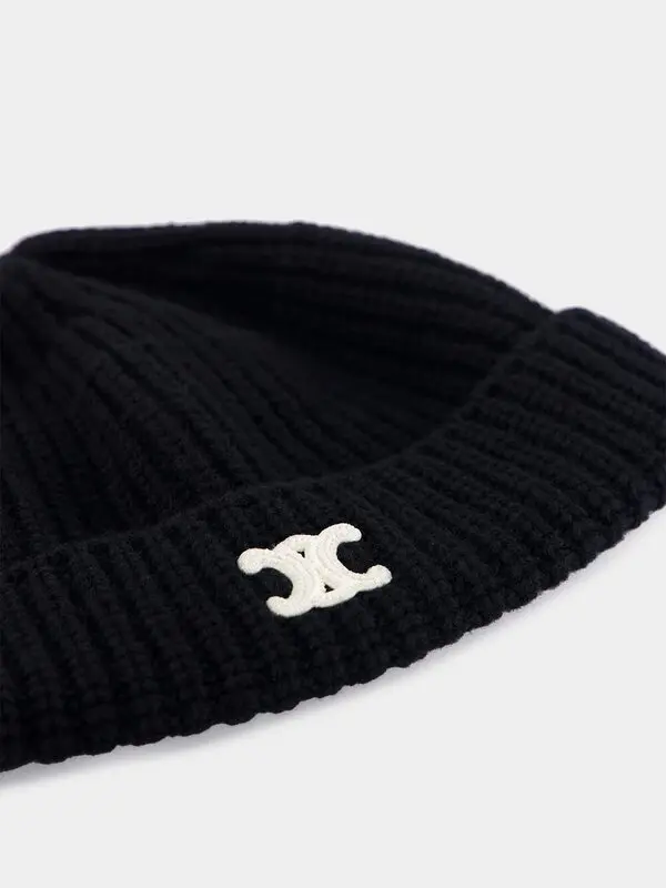 Celine Triomphe Cashmere Beanie