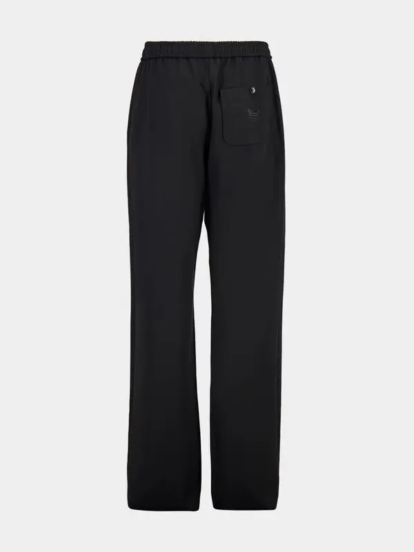 Celine Elastic Waist Virgin Wool Trousers
