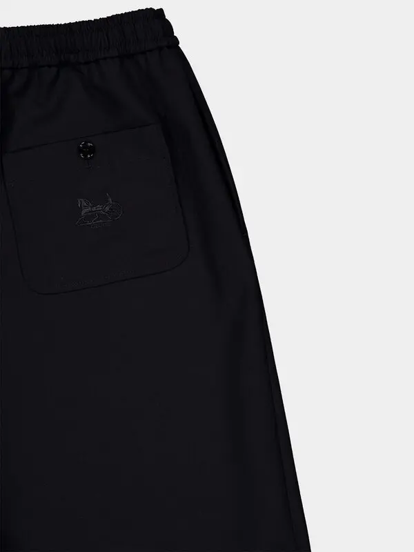 Celine Elastic Waist Virgin Wool Trousers
