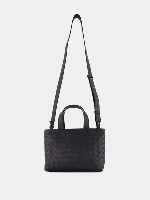 Bottega Veneta Mini Intrecciato Zipped Tote