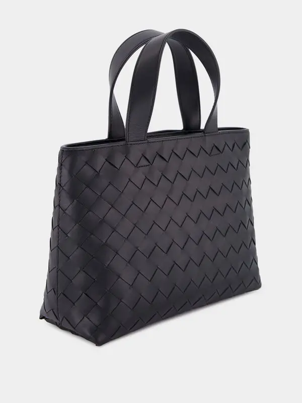Bottega Veneta Mini Intrecciato Zipped Tote